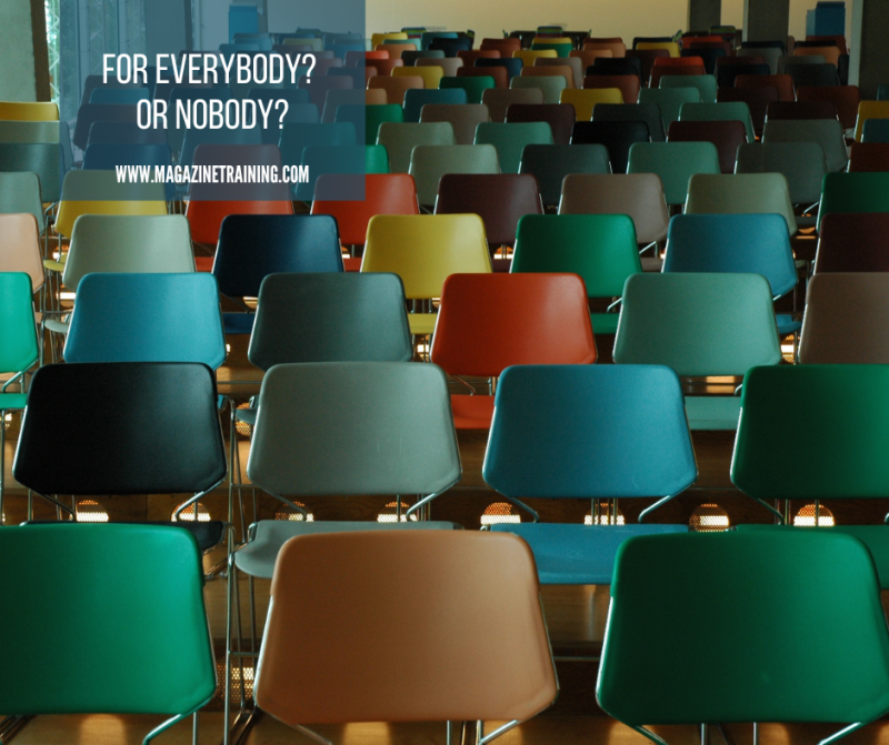 For everybody? Or nobody? - Magazine Training International
