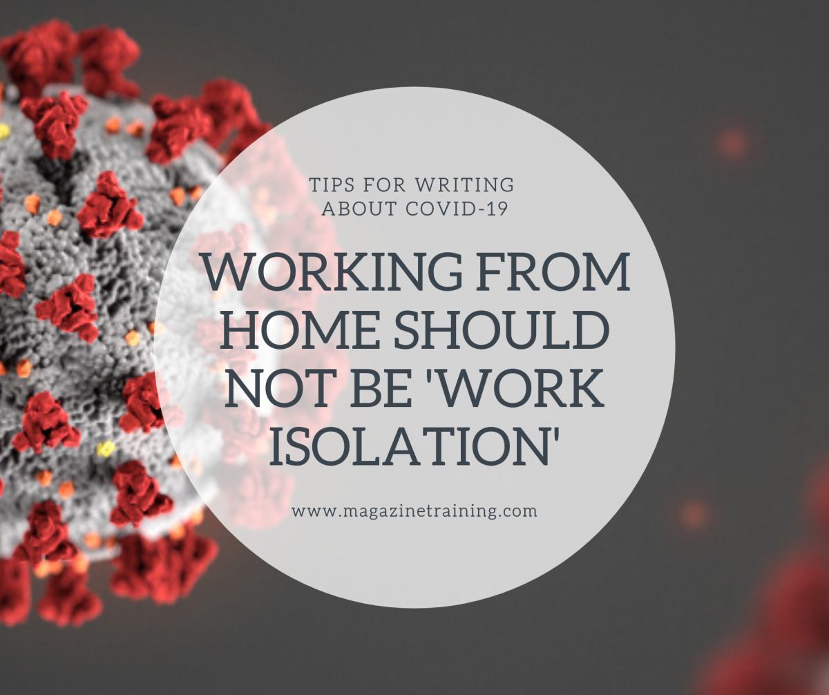 Working from home should not be 'work isolation' - MTI