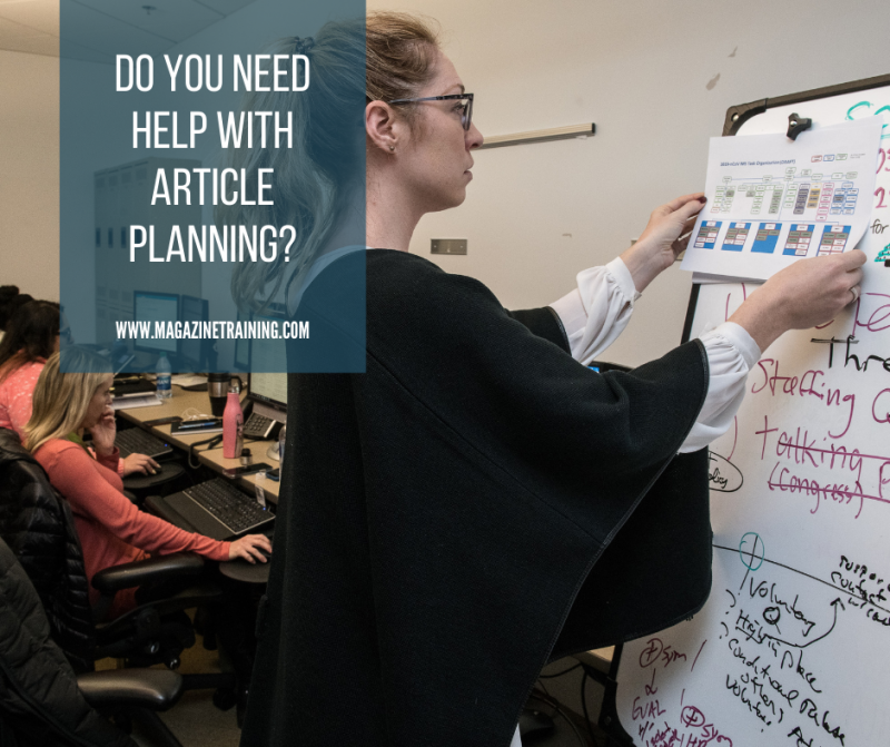 Do you need help with article planning?