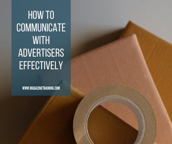 Communicate with Advertisers - Magazine Training International