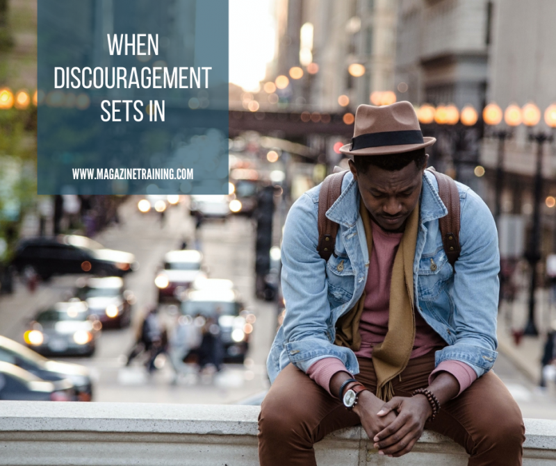 When discouragement sets in - Magazine Training International