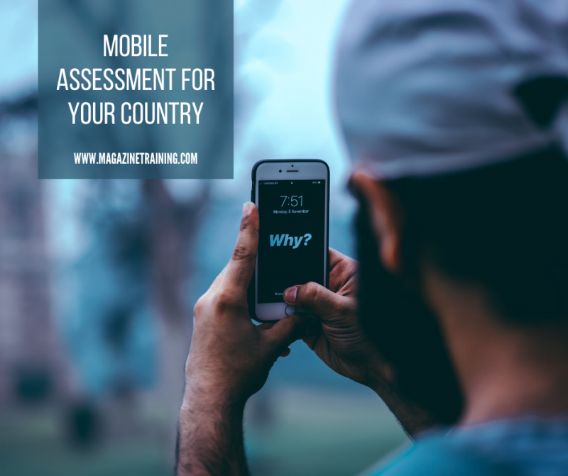 Mobile assessment for your country - Magazine Training International