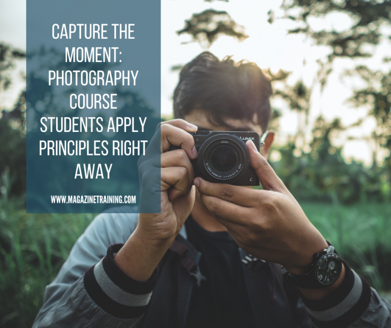 Photography students apply lessons right away - MTI
