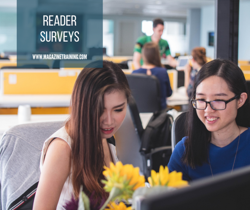 Reader surveys - Magazine Training International