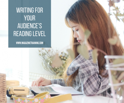 Writing for the reading level of your audience