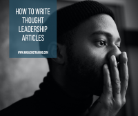 How to write thought leadership articles
