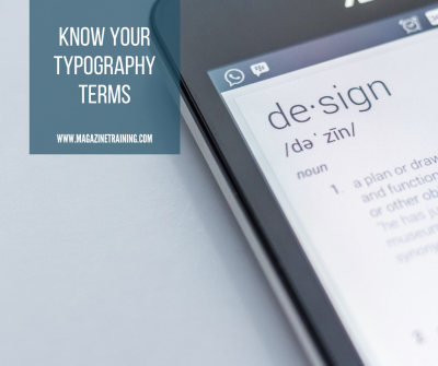 Know Your Typography Terms
