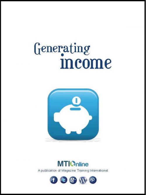 Generating income - Magazine Training International