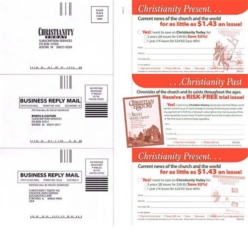 Multiple-magazine bind-in cards: Three magazines - MTI