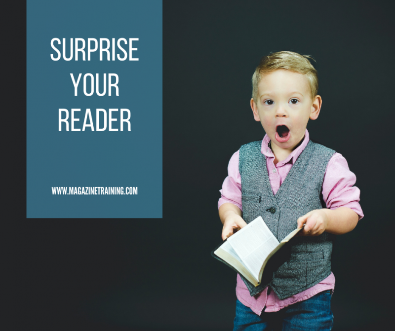 Surprise your reader - Magazine Training International