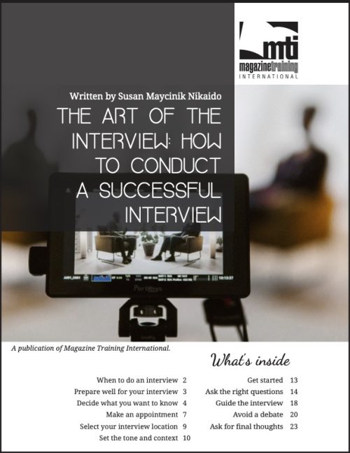 The art of the interview: How to conduct a successful interview - MTI