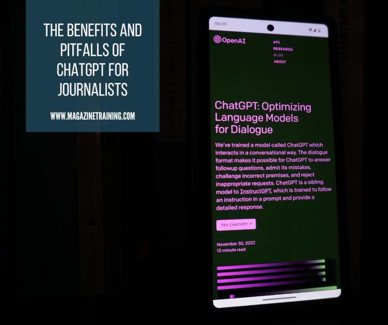 The benefits and pitfalls of ChatGPT for journalists - Magazine ...